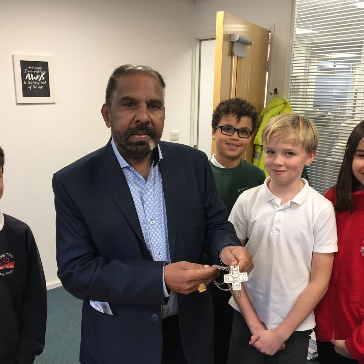 Holy Trinity Pewley Down School - Special guest visit