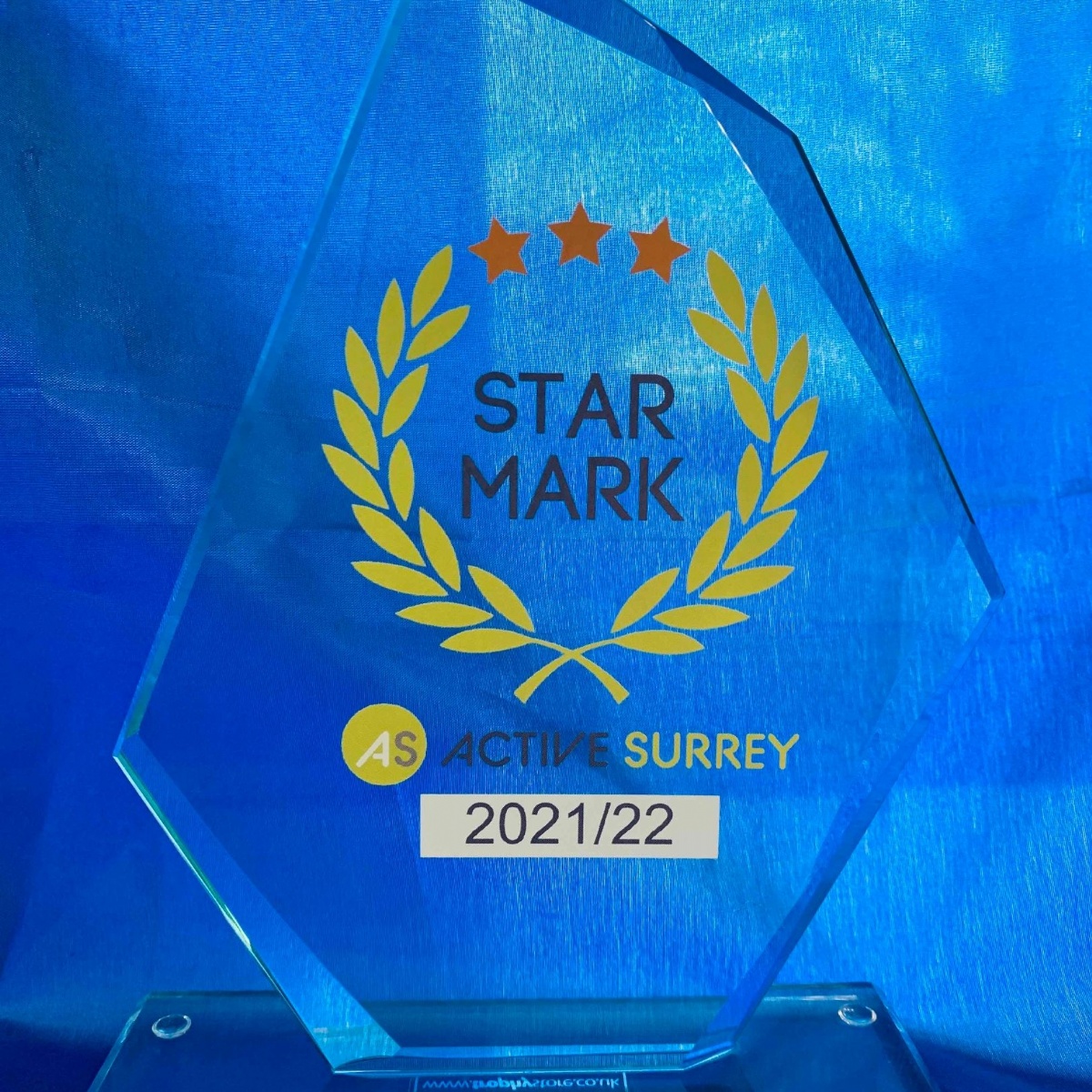 Holy Trinity Pewley Down School - Active Surrey 3 Star Mark
