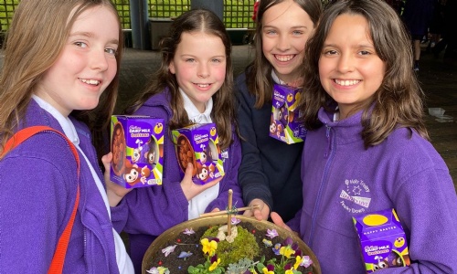 Holy Trinity Pewley Down School - Easter Garden