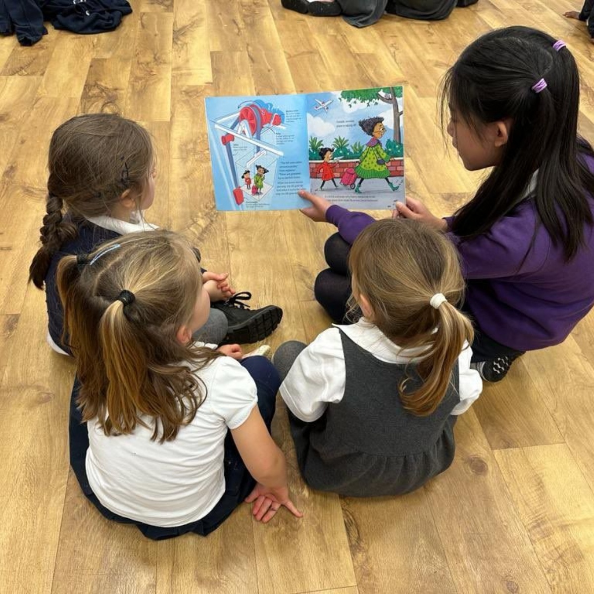 Holy Trinity Pewley Down School - Y6 Reading with YR